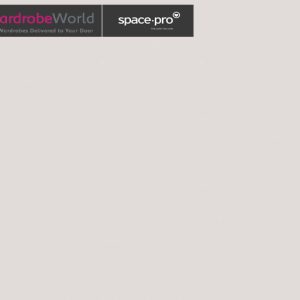SpacePro '2 Drawer' Bedside Cabinet - Mix & Match - Cashmere / Pebble ...