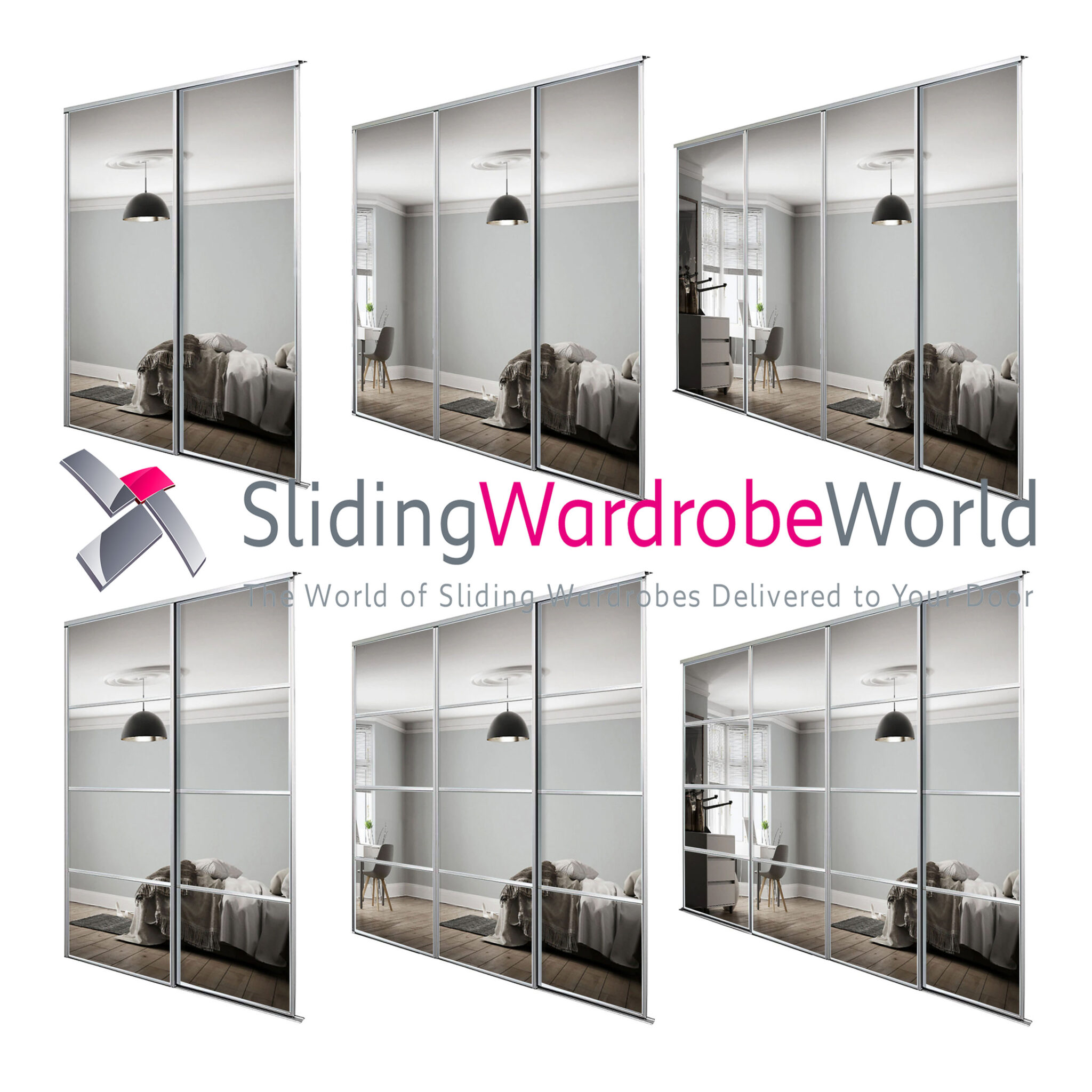 Soft Close Standard Size Sliding Wardrobe Doors | Sliding Wardrobe World™