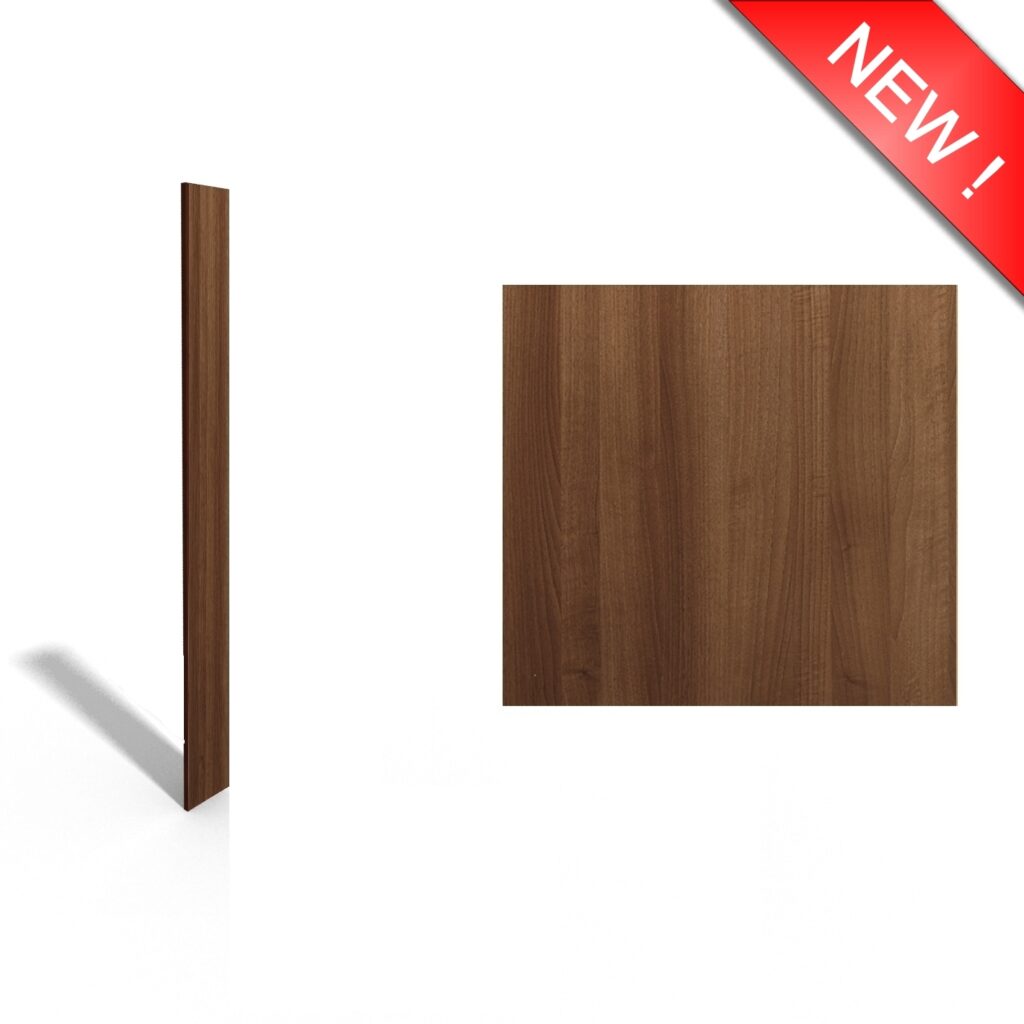 Wall and Floor Liners DARK WALNUT 2800 x 90mm x 18mm - Sliding Wardrobe ...