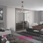 SpacePro CASHMERE and Mirror 'Classic' Sliding Wardrobe Door Kits (All ...