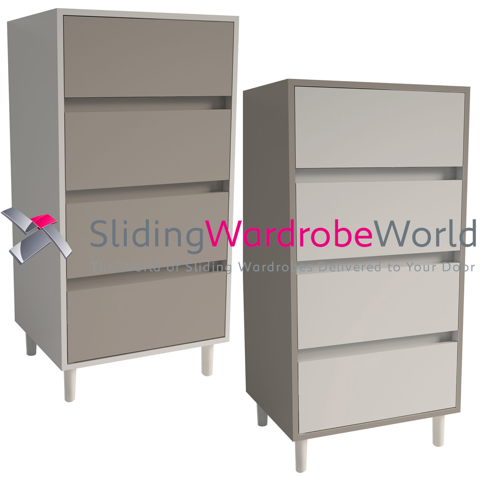Matching Drawer Chests for Sliding Wardrobes | Sliding Wardrobe World