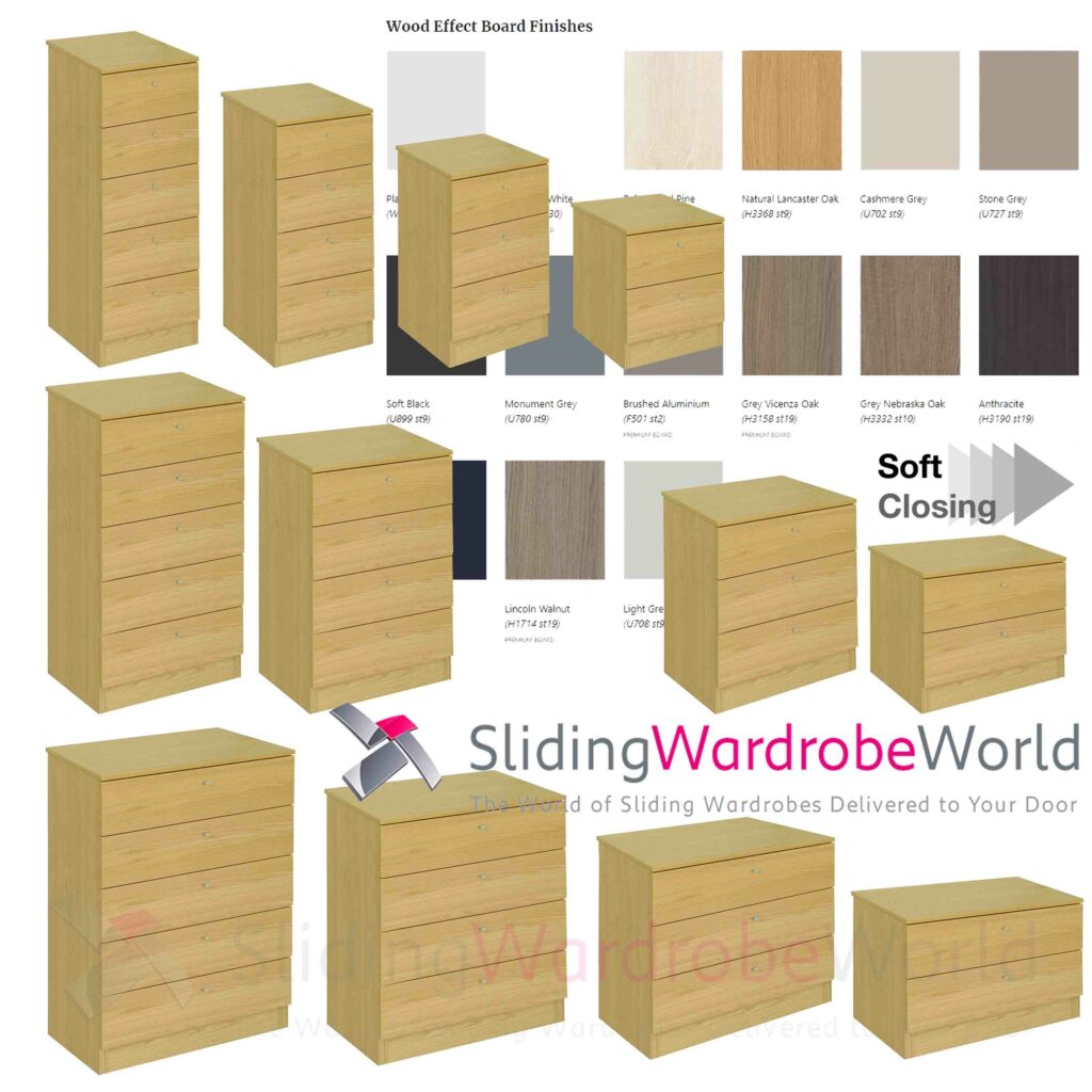 Matching Drawer Chests for Sliding Wardrobes | Sliding Wardrobe World