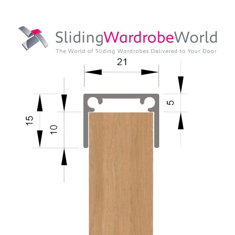 Egger Panel Fixing Profile - Aluminium fixing profile for 18mm Shelves ...