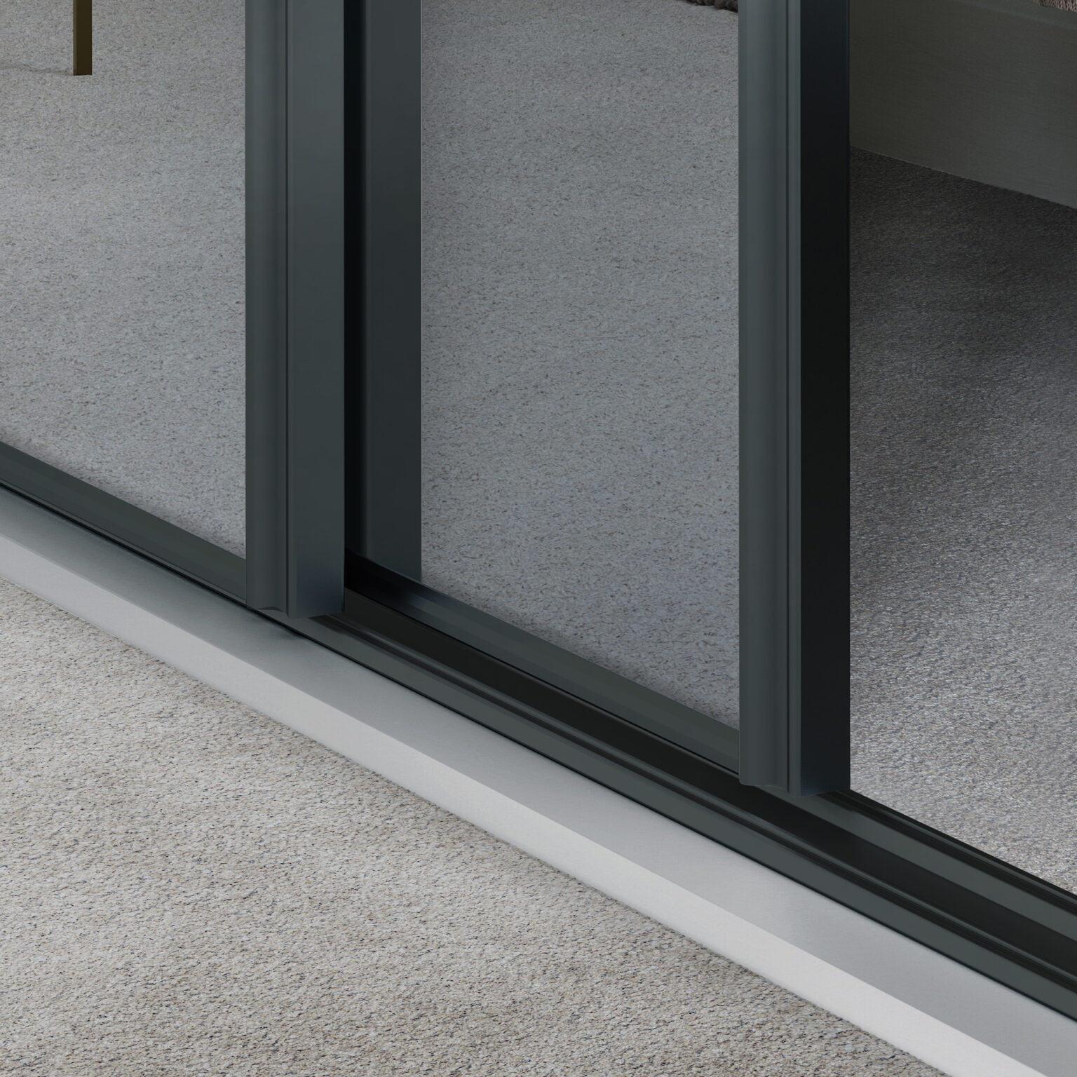 SpacePro GRAPHITE Heritage Sliding Wardrobe Door Kits - Various widths ...