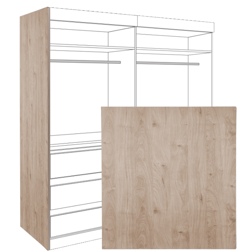 Fitted4U Complete Sliding Wardrobe – 330cm Wide – 4 Doors – The Miami ...