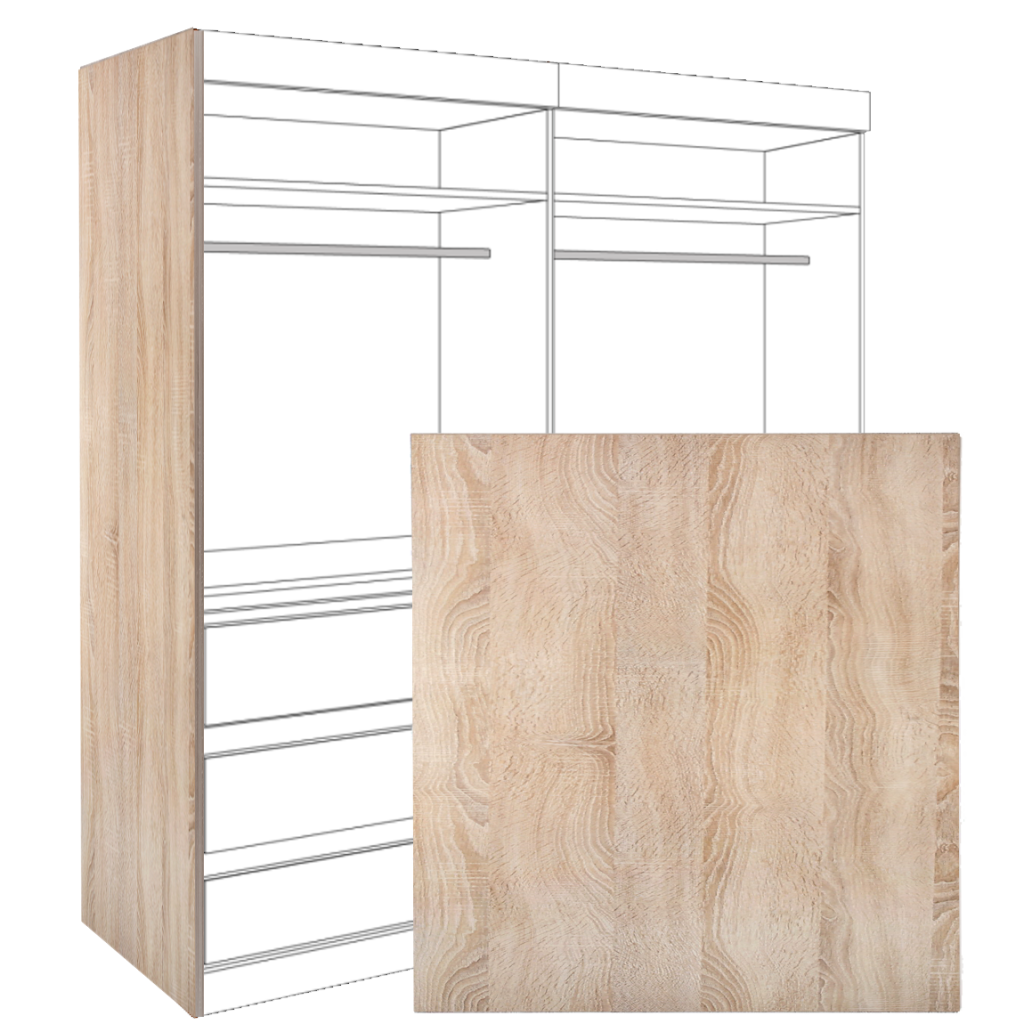 Fitted4U Complete Sliding Wardrobe – 330cm Wide – 4 Doors – The Miami ...