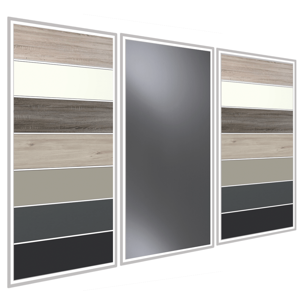 Fitted4U Complete Sliding Wardrobe – 280cm Wide – 3 Doors – The Miami ...